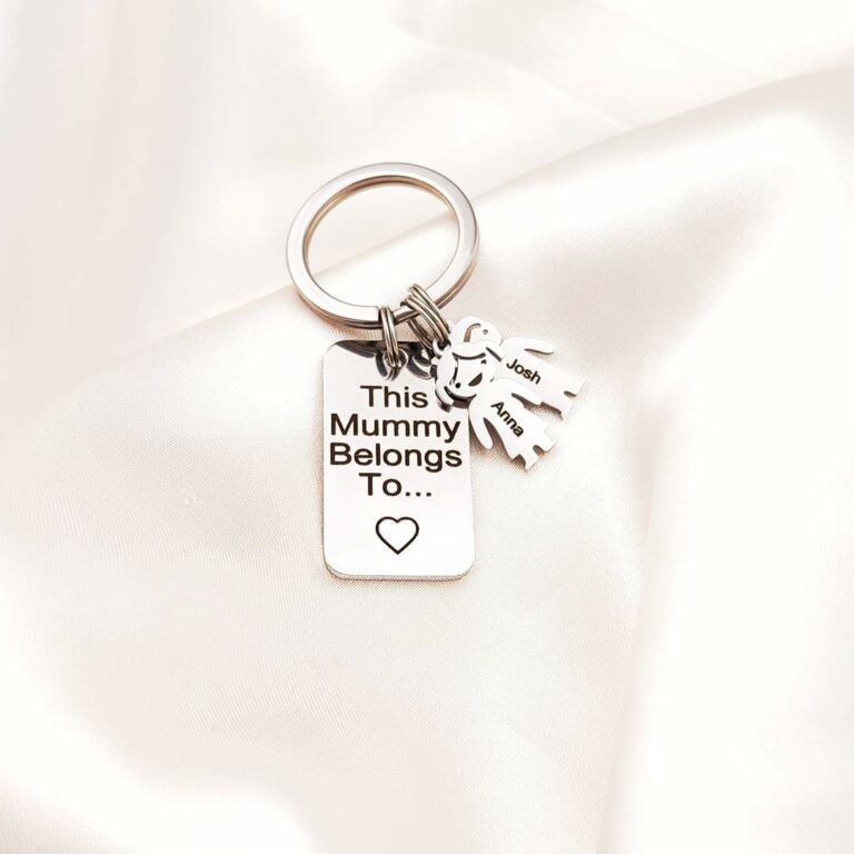 This Mummy/Daddy Belongs To Keychain - Charm Bear